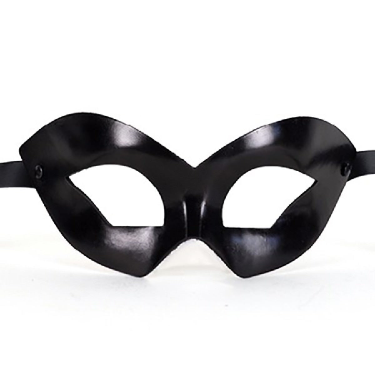 Hero Leather Black Masquerade Mask | VIVO Masks