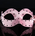 Colombina Pois Pink Masquerade Mask | VIVO Masks