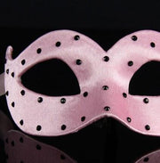 Colombina Pois Pink Masquerade Mask | VIVO Masks