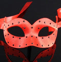 Colombina Pois Red Masquerade Mask | VIVO Masks