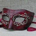 Colombina Red Ink Masquerade Mask | VIVO Masks