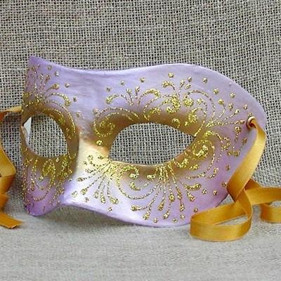 Colombina Springtime 2 - Pink Lilac Masquerade Mask | VIVO Masks