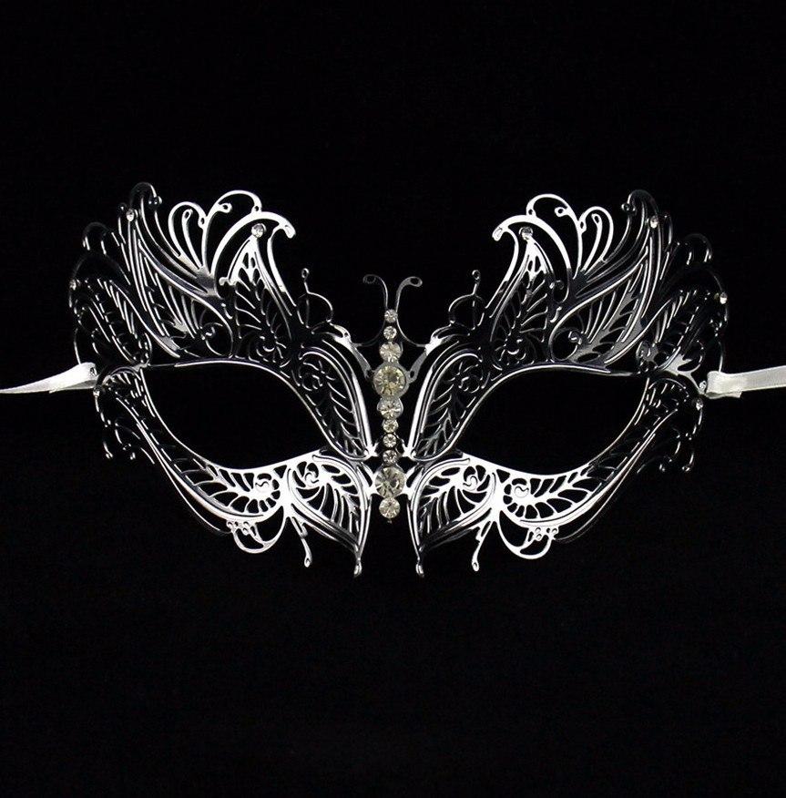 Phoenix Metallo Silver Masquerade Mask | VIVO Masks