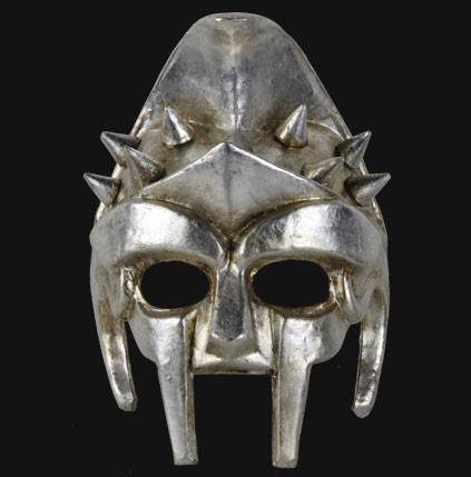 The Silver Gladiator Masquerade Mask | VIVO Masks