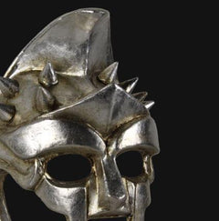 The Silver Gladiator Masquerade Mask | VIVO Masks