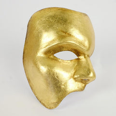 Phantom of the Opera Gold Masquerade Mask | VIVO Masks